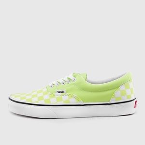 Vans | Shoes | Vans Era Lime Green Checkered Skateboard Shoes | Poshmark